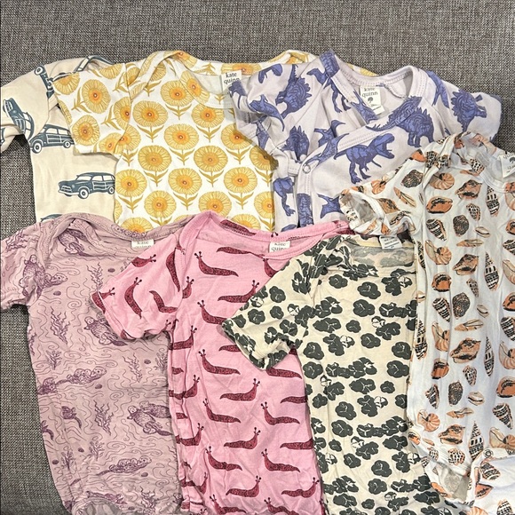 kate quinn | Shirts & Tops | 7 Kate Quinn Baby Onesies With Dinos ...